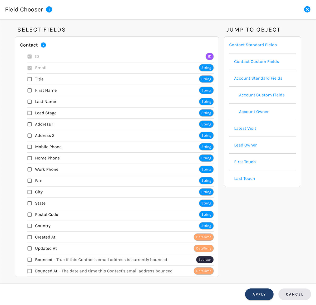 Contact Export History | Paminga Blog